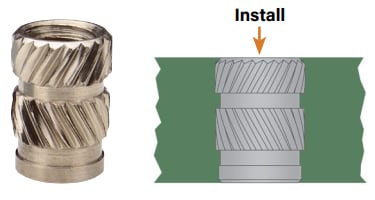 Ultrasonic/Heat Staking Inserts - SI (Standard Inserts) | Mouser