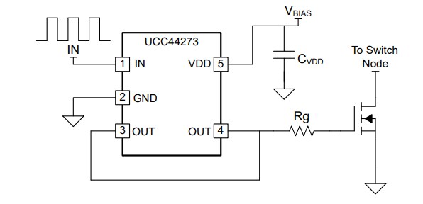 UCC44273单通道栅极驱动器 - TI | Mouser