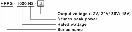 HRPG-1000N3 1000W超高峰值电源 - Mean Well | Mouser