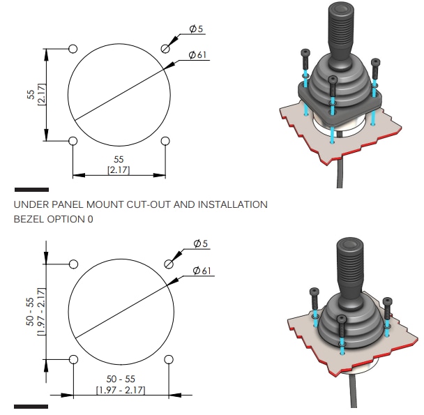XP Joysticks - Apem | Mouser