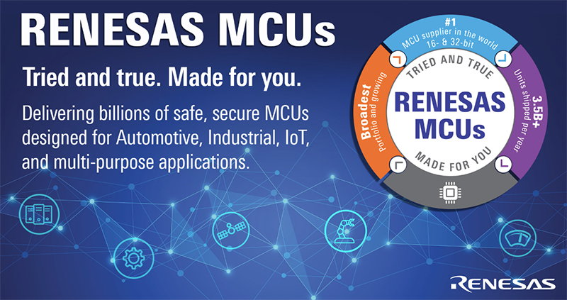 微控制器 (MCU) - Renesas | Mouser