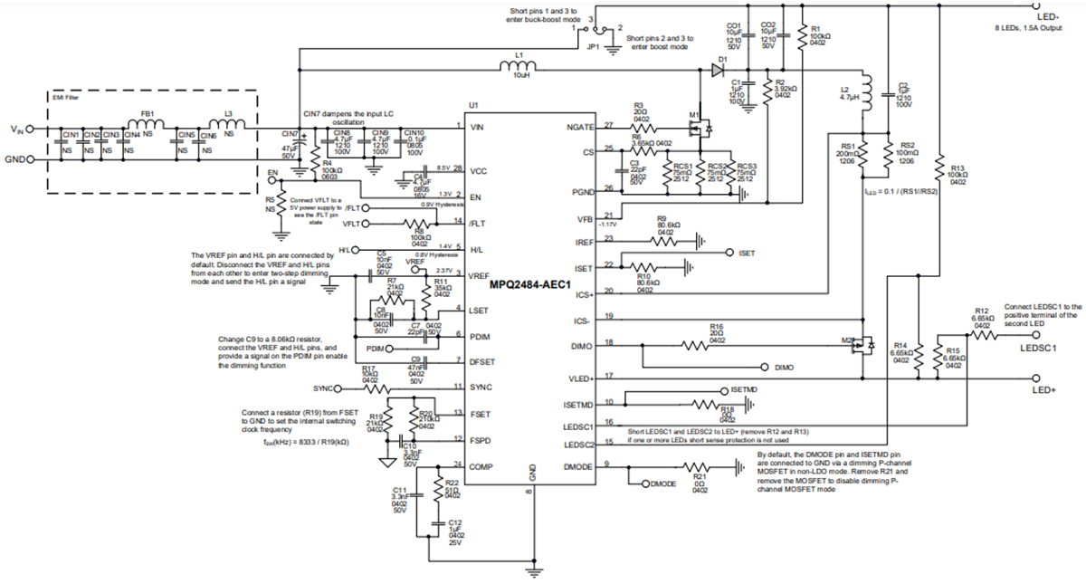 EVQ2484-F-00A Evaluation Board - MPS | Mouser