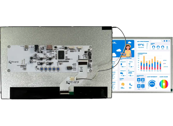 12.1" High Brightness IPS TFT Displays - Riverdi | Mouser
