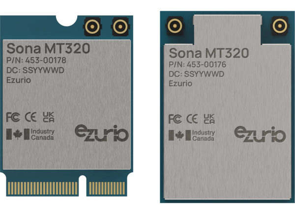 SONA™ MT320 Wi-Fi 6 & BLUETOOTH® 5.4 Modules - Ezurio | Mouser