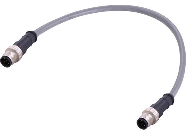 M12 A-Code DeviceNet Overmolded Cable Assemblies - HARTING | Mouser