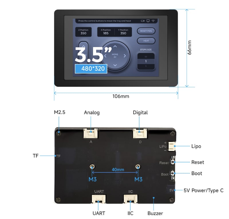 CrowPanel ESP32 Terminal RGB Display - Elecrow | Mouser