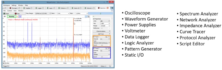 Analog Discovery Pro 5000 Series Oscilloscopes - Digilent | Mouser