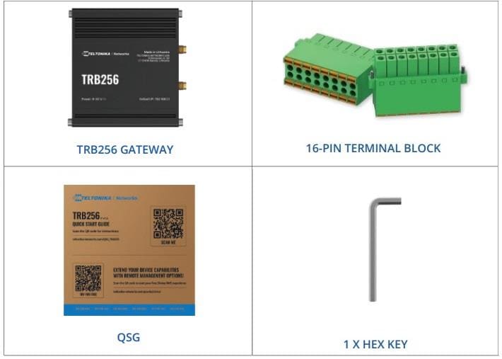 TRB256 Industrial NB-IoT Gateway - Teltonika | Mouser