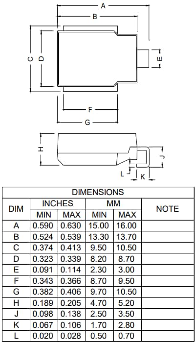 SM6S24AHE3 TVS Diode - MCC | Mouser
