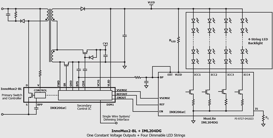 InnoMux2-BL Off-Line ZVS Flyback Switcher ICs - Power Integrations | Mouser