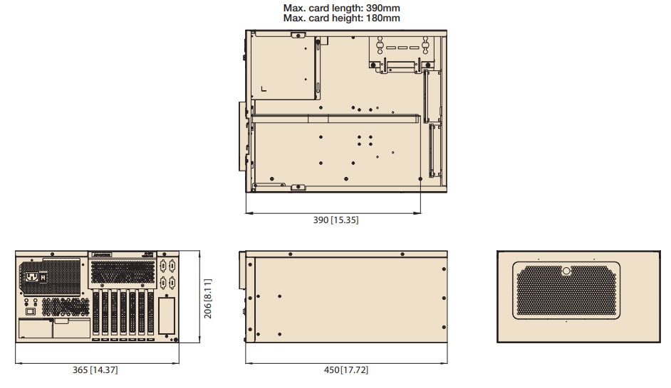 IPC-730 Desktop/Wall-Mount Chassis - Advantech | Mouser