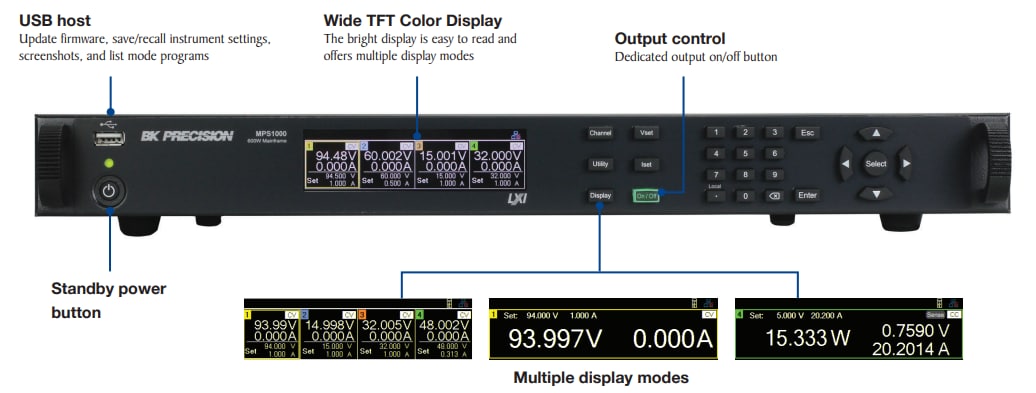 MPS Modular System DC Power Supplies - B&K | Mouser