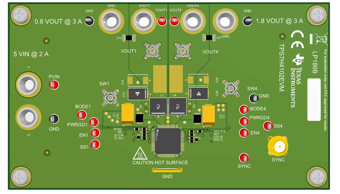 TPS7H4102EVM Evaluation Module - TI | Mouser