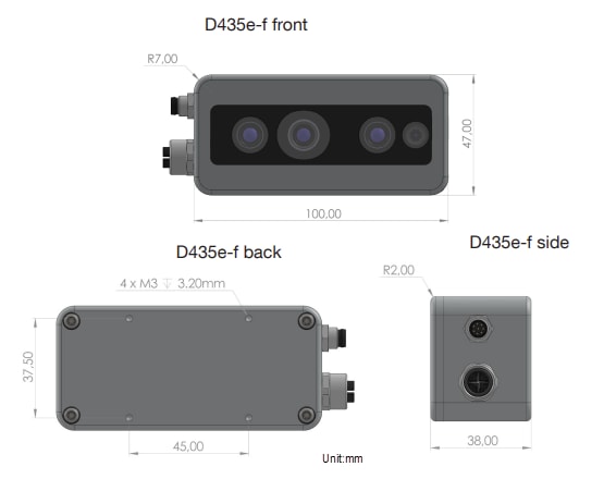 D435e-f Industrial Depth Camera - FRAMOS | Mouser