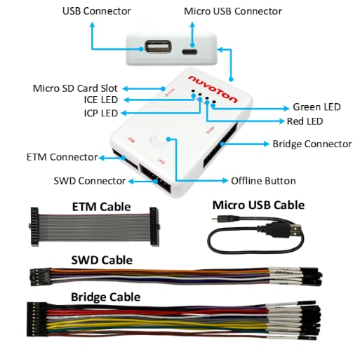 Nu-Link2-Pro Debugger & Programmer - Nuvoton | Mouser