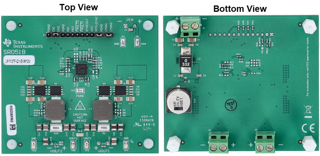 LM5137F-Q1-EVM12V Controller Evaluation Module - TI | Mouser