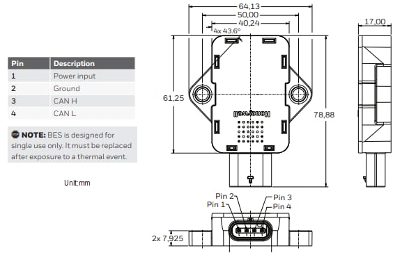 BES Battery Safety Electrolyte Detector - Honeywell | Mouser