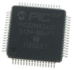 PIC32MX340F512H-80I/PT Microchip Technology | Mouser