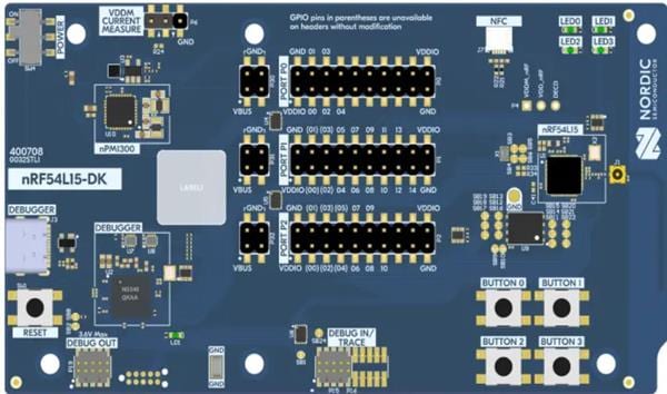 nRF54L15-DK Nordic Semiconductor | Mouser