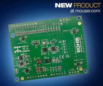 ROHM’s Sensor Shield Evaluation Kit, Now at Mouser, Integrates 10 ...